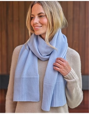 Blue | Pure Cashmere Scarf | Pure Collection