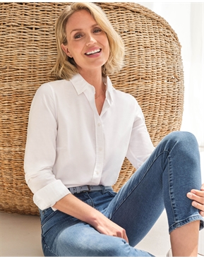 White | Cotton Shirt | Pure Collection