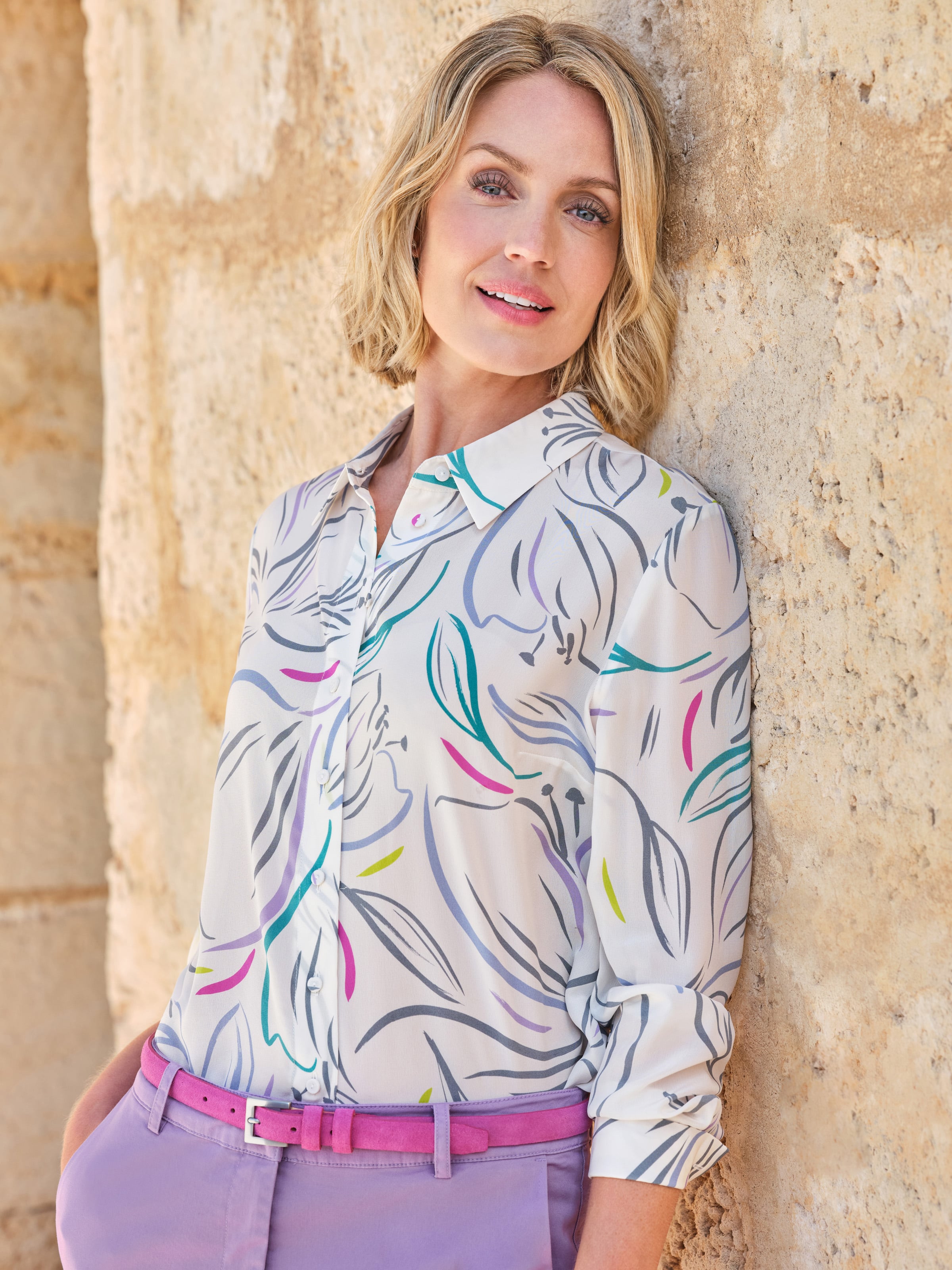 Womens Silk Blouses & Cotton Shirts | Pure Collection