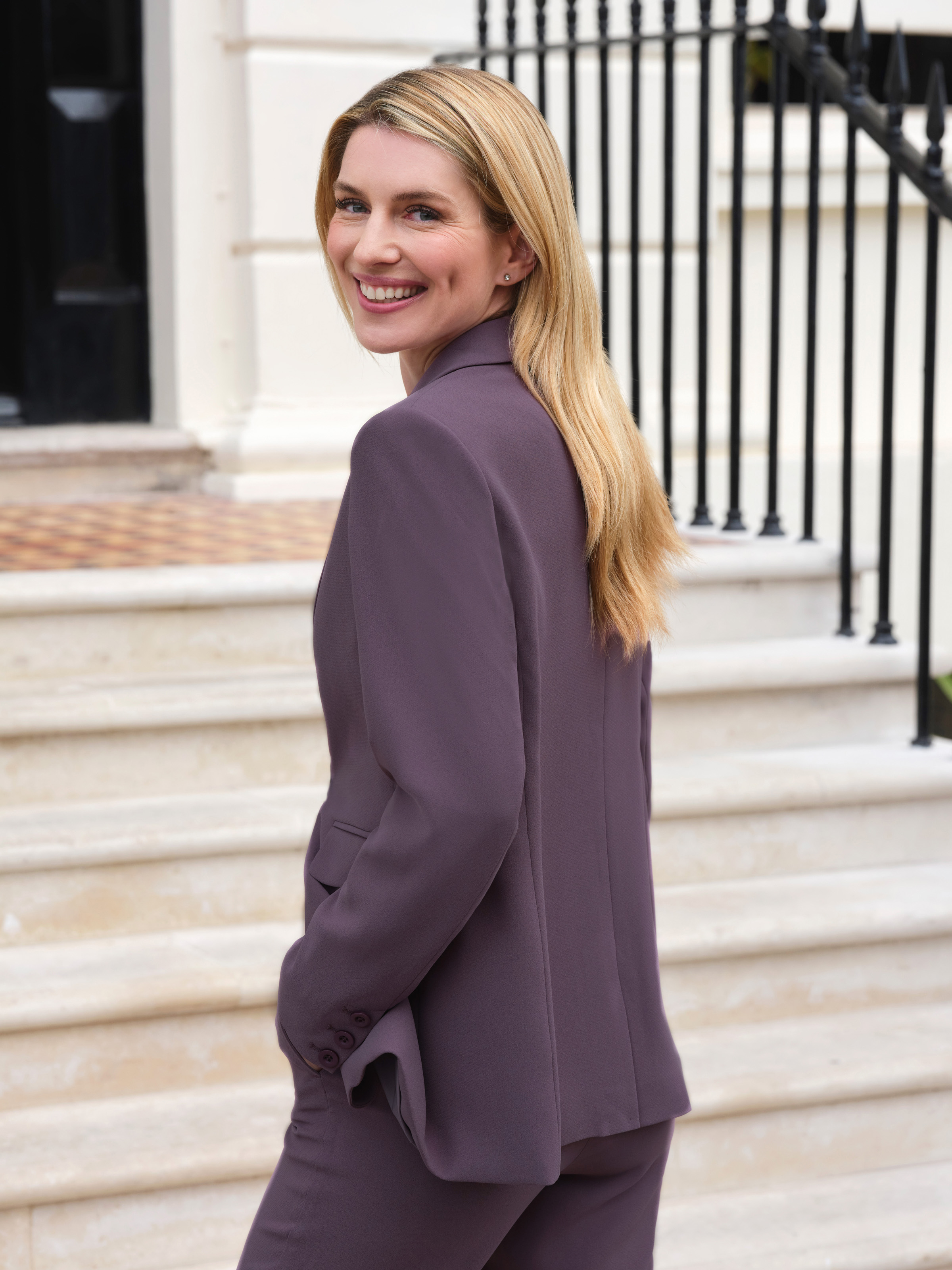 Grape | Single Breasted Suit Jacket | Pure Collection