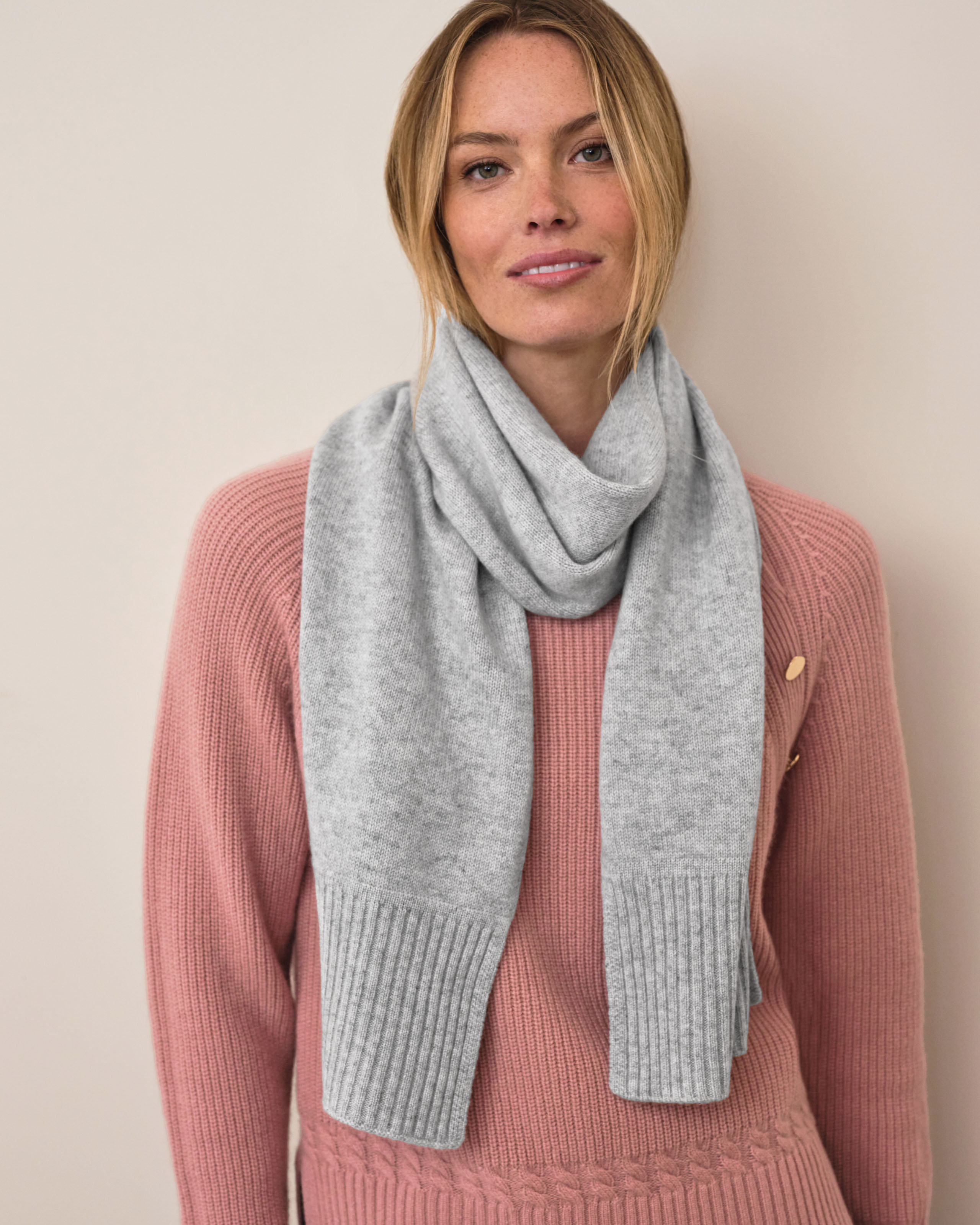 Grey | Pure Cashmere Scarf | Pure Collection