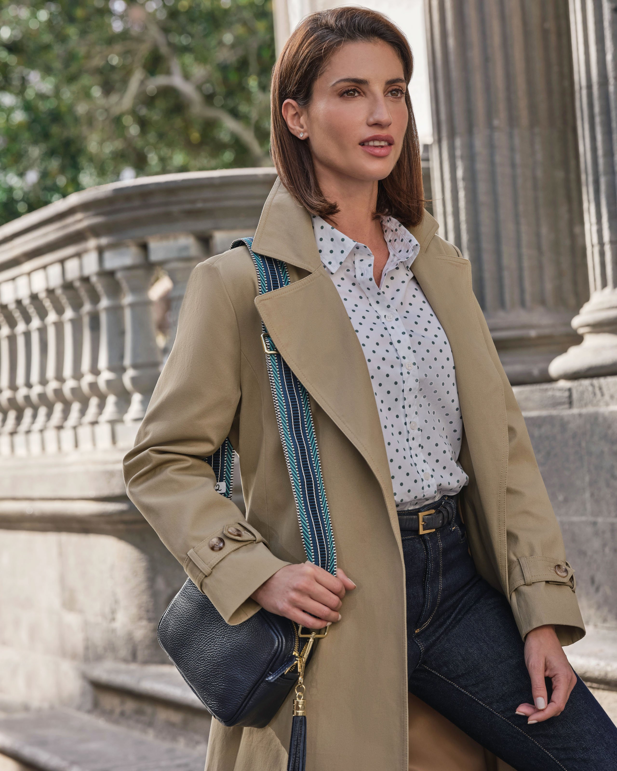 Stone | Smart Belted Trench | Pure Collection