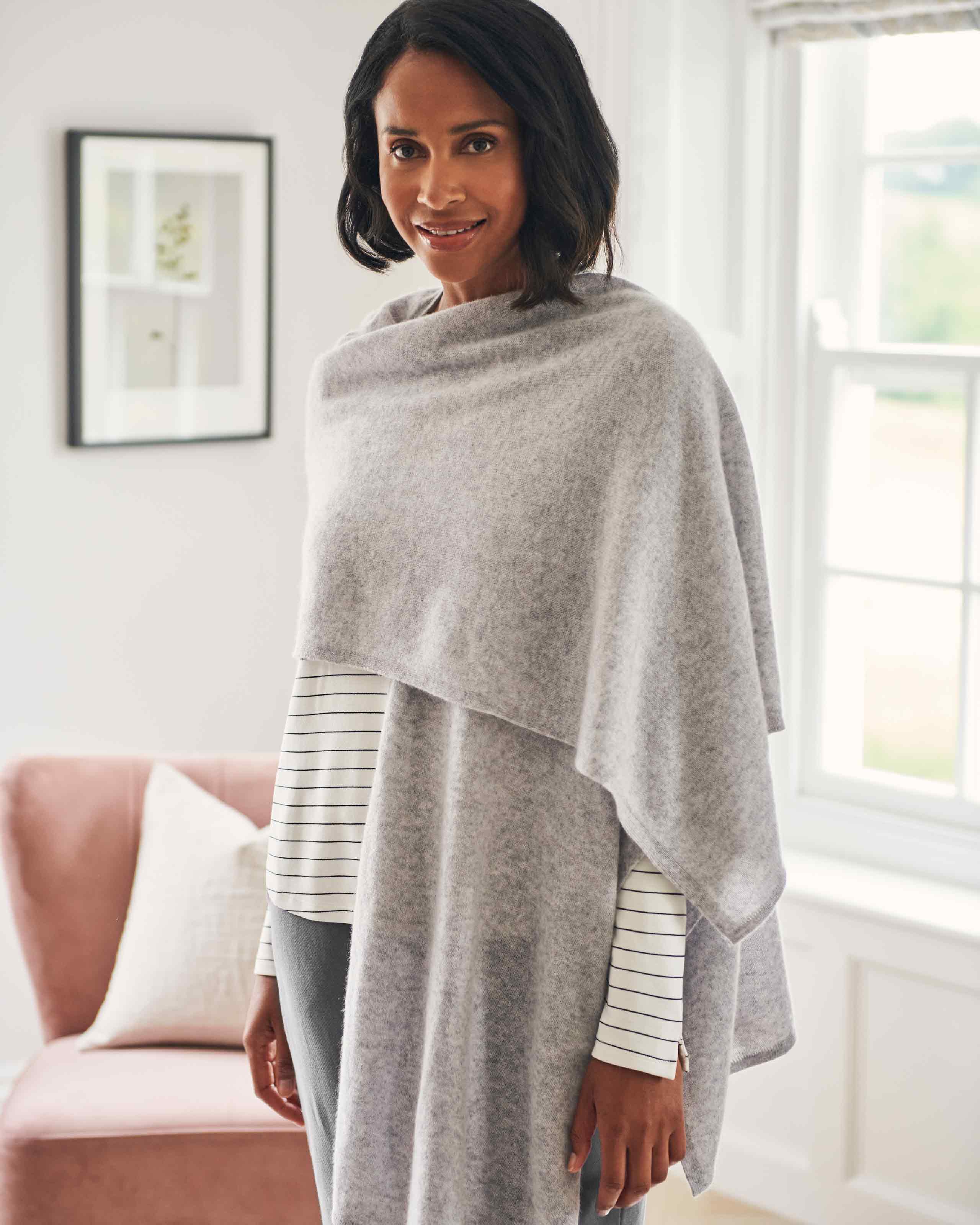 Womens Cashmere Ponchos | Pure Collection