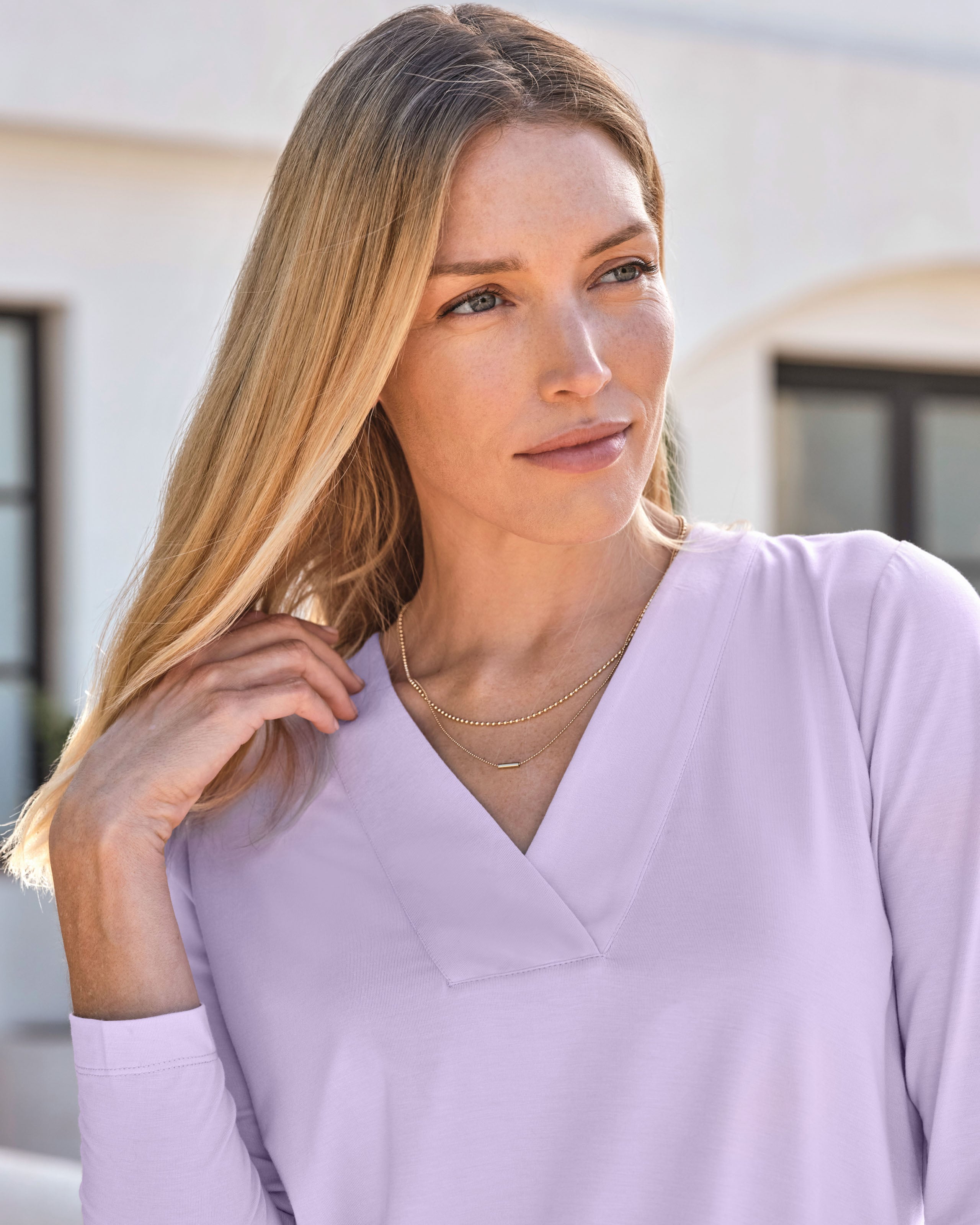 Lilac | Soft Touch Overlap V | Pure Collection