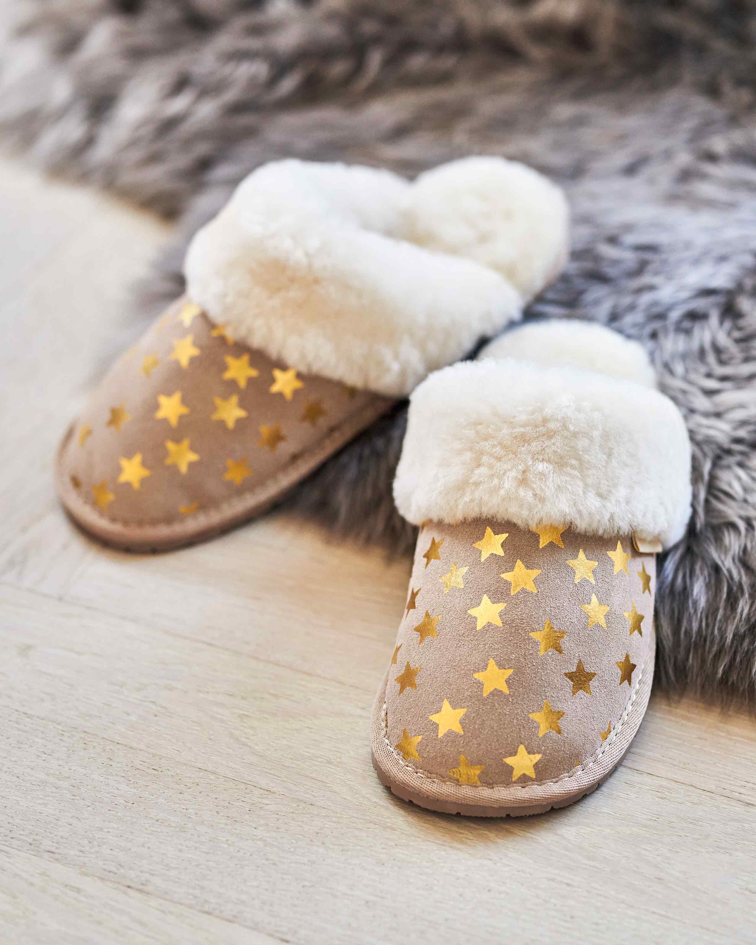 Luxury Sheepskin Slippers and Cashmere Socks | Pure Collection